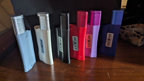 Blue EZ PIPE Discreet Tobacco All in One Lighter Pipe smokeless wind ...