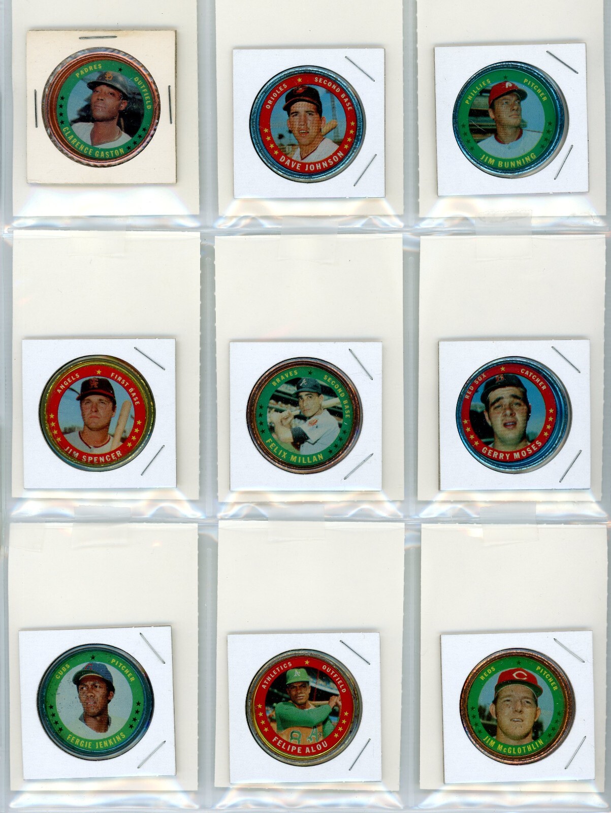 1971 Topps Baseball Coins COMPLETE SET VG/VG+ Condition! | eBay