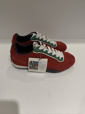 STEVE MCQUEEN series collectible driving shoes Hunziker size 7 red mens ...