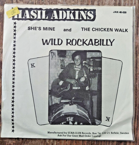 HASIL ADKINS - Chicken Walk, 7 inch vinyl, Mono, Jan Records, 1980, AN ...