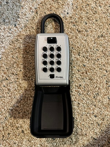 master lock outdoor key lock box Push Button | eBay