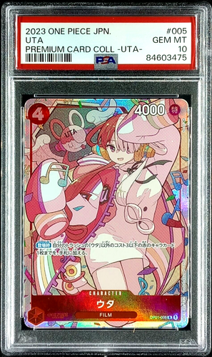 PSA 10 Uta Premium Card Collection - One Piece Card Game - Japanese ...