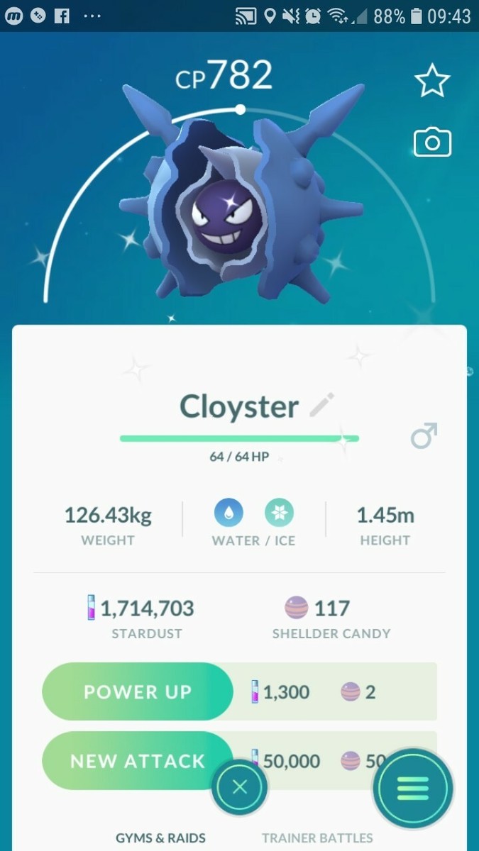 Cloyster Evolution
