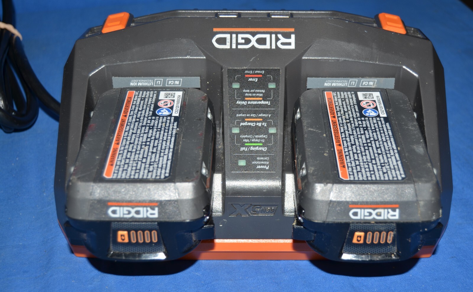 RIDGID R86008 Drill, R86034 Impact Drill, R86240 Multi-Tool, 2Batteries ...