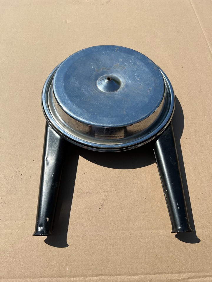 65 Corvair Corsa 140 hp dual intake air cleaner 1965 chrome lid an base ...