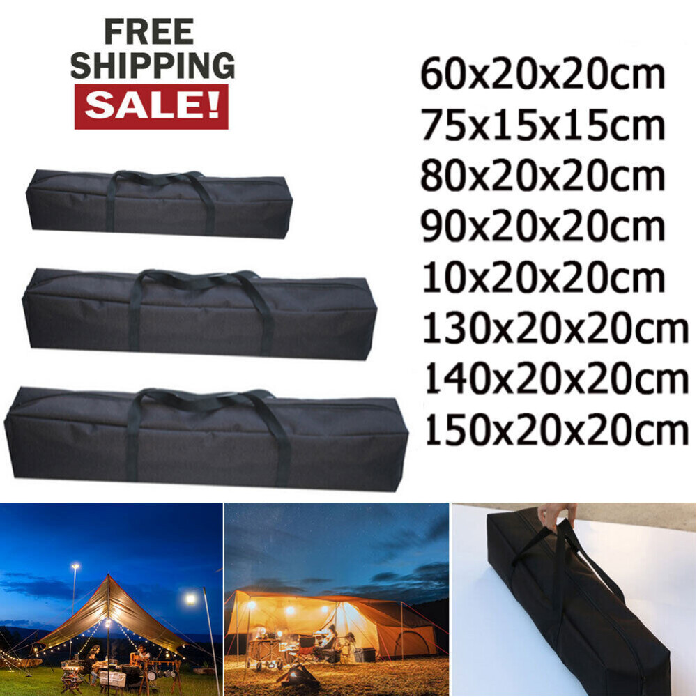 Large Canopy Pole Bag Canvas Tent Swag Storage Pouch Waterproof Outdoor ...