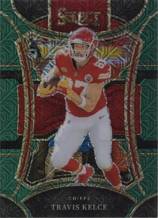 2023 Panini Select - Suite Level Travis Kelce #499 Green Prizm /5 for ...
