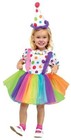 Fun World - Big Top Fun Toddler Costume - X- Large 4-6 - Rainbow Colors ...