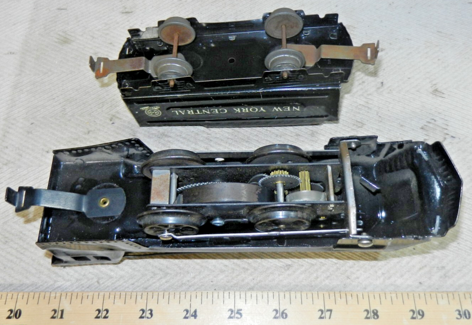 Marx O Gauge 898 0-4-0 Steam Engine + NYC wedge tender - Windup Runs | eBay