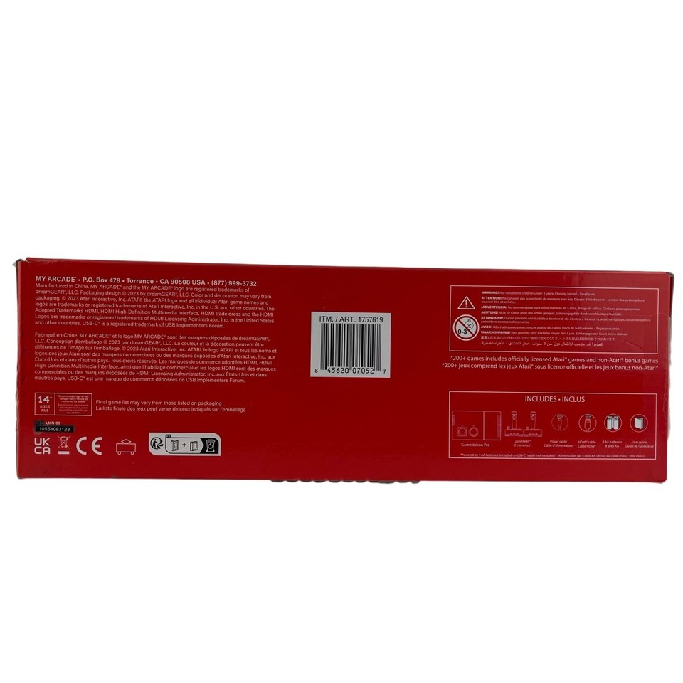 Atari Gamestation Pro My Arcade Retro Video Game System 200+ Games Read ...