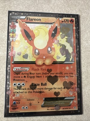 Flareon EX RC6/RC32 Pokemon XY-Generations Radiant Collection Holo *NM ...