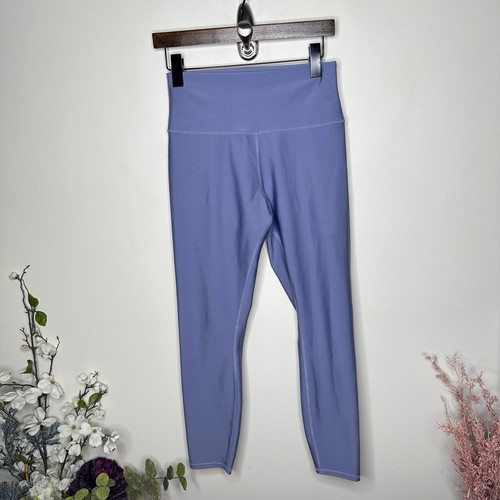 ALO YOGA 7/8 High Waist Airlift Leggings Infinity Blue Sz L {YY7} | eBay