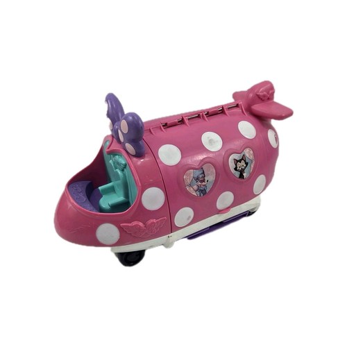 Disney Minnie Mouse Bowtique Jet Airplane Pink Polka-Dot | eBay