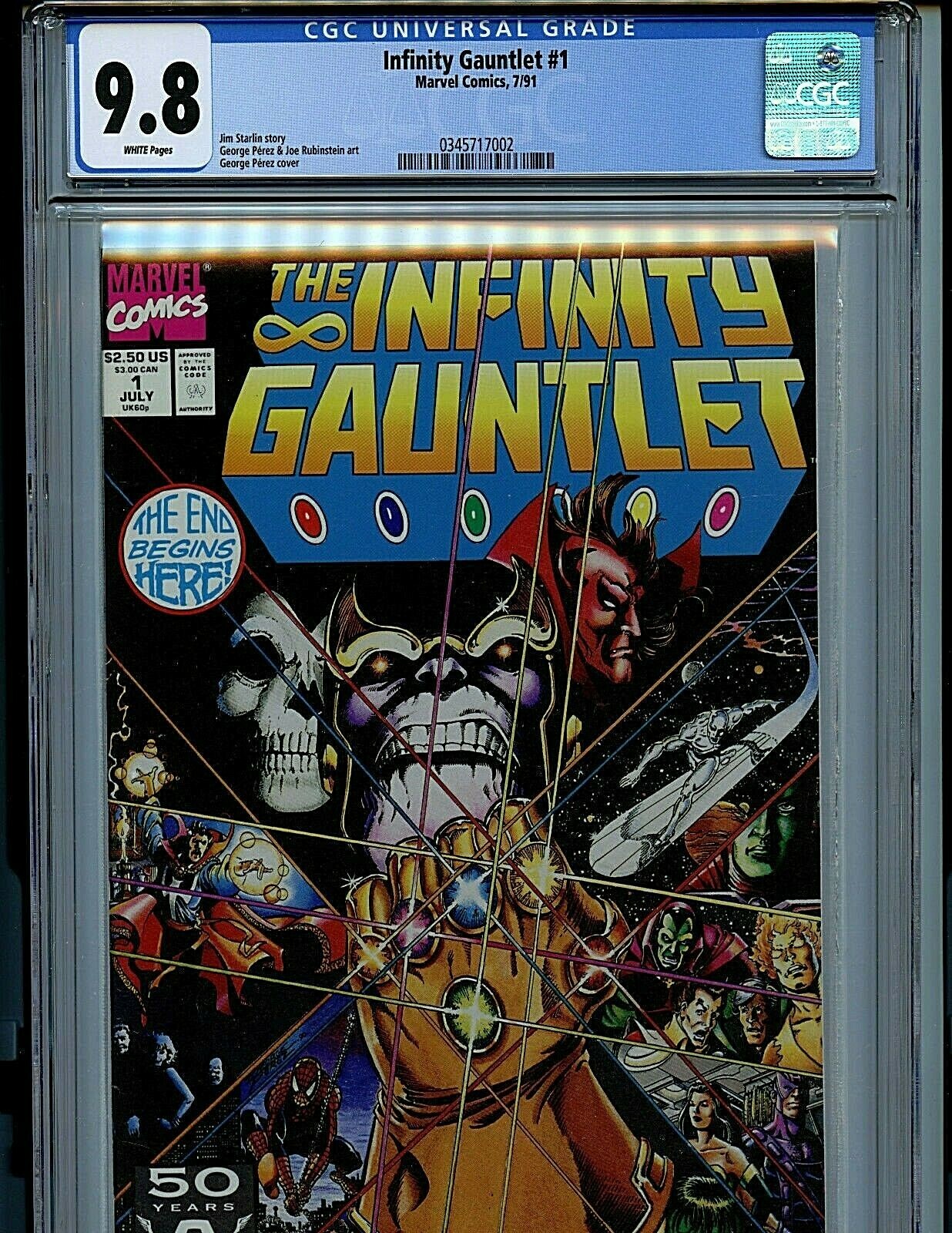 Infinity Gauntlet Marvel Comics Value