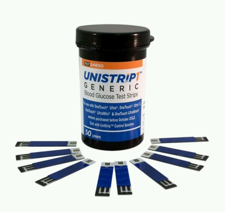 UniStrip Glucose Test Strips 300 ct, Generic For One Touch Ultra Strips ...