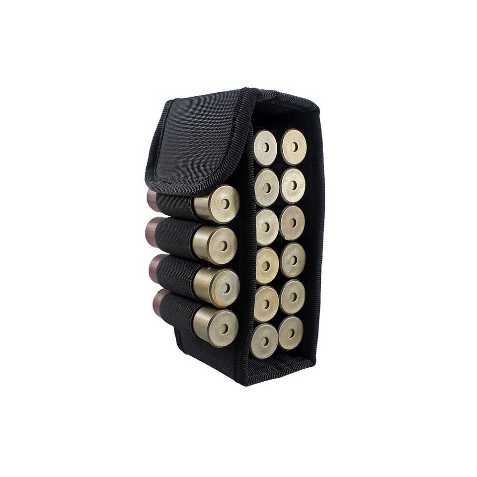 16/25 Rounds Shotgun Shotshell Reload Carrier Tactical Molle Ammo Pouch ...