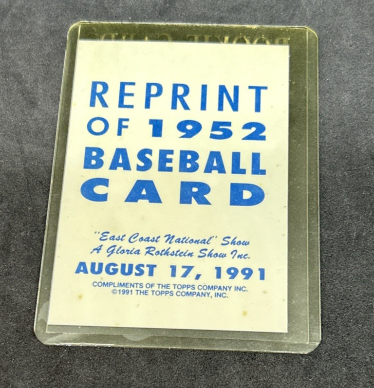 MICKEY MANTLE - REPRINT OF 1952 ROOKIE CARD - YANKEES | eBay