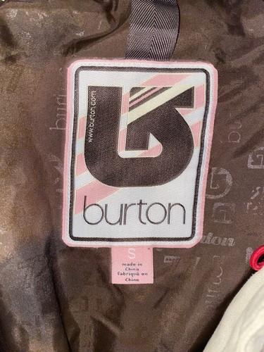 BURTON Snowboard Jacket Women’s Size S. RN 87380 CA 26902 Off White | eBay