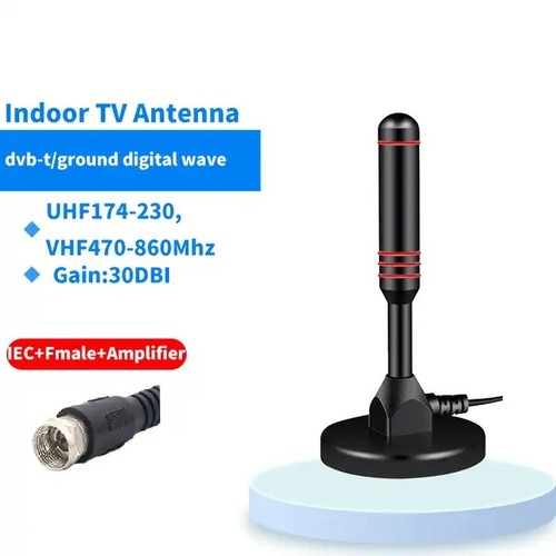 UK Portable TV Antenna Indoor Outdoor Digital HD Freeview Aerial Ariel ...