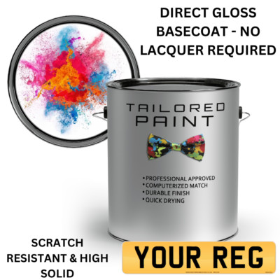 1K DIRECT GLOSS Mixed By Reg Registration RFU Basecoat CAR Paint Ready ...