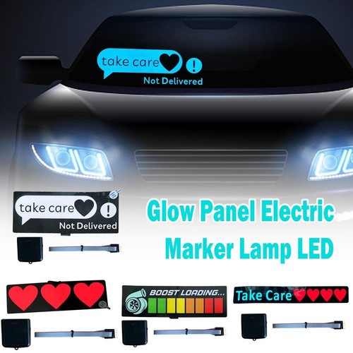 Take Care 4Heart Car Glow Panel LED Sticker Light Auto Electric MarkH4 ...