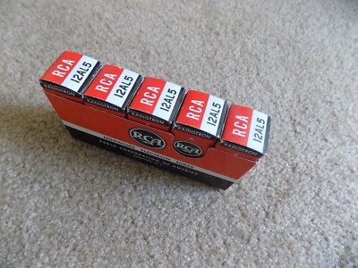 RCA NOS 12AL5 Tubes 5 Tube Sleeve | eBay