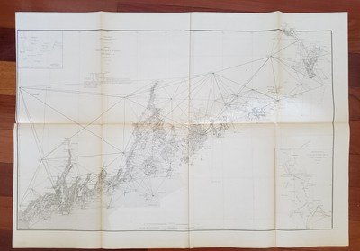 1877/1878 US Coast & Geodetic Survey Map #2 Dated 1867 U.S. Northeast ...