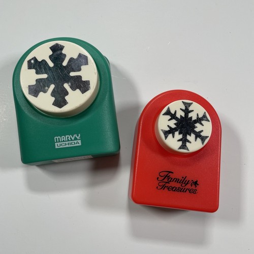 Marvy Uchida Family Treasures Winter Snowflake Large Paper Punches ...
