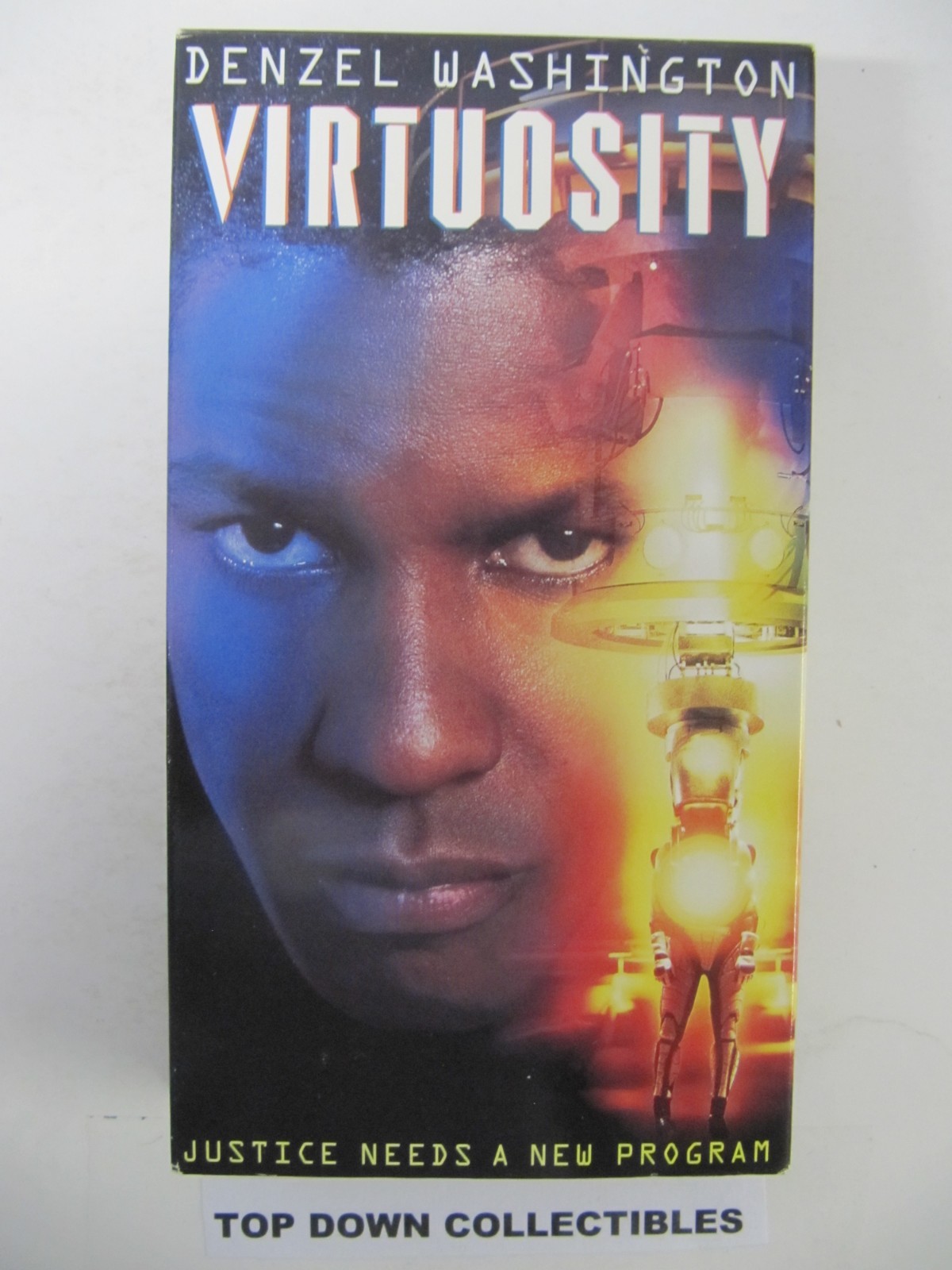 Virtuosity, Denzel Washington Russell Crowe VHS Movie | eBay