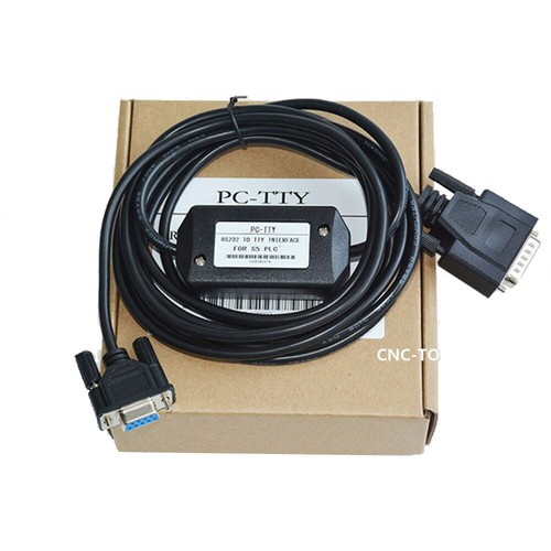 PC-TTY Programming Cable PC to TTY Adapter for Siemens S5 PLC DB9-DB15 ...
