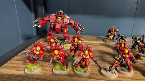Warhammer 40K Blood Angels Army Set Painted Battle Ready | eBay