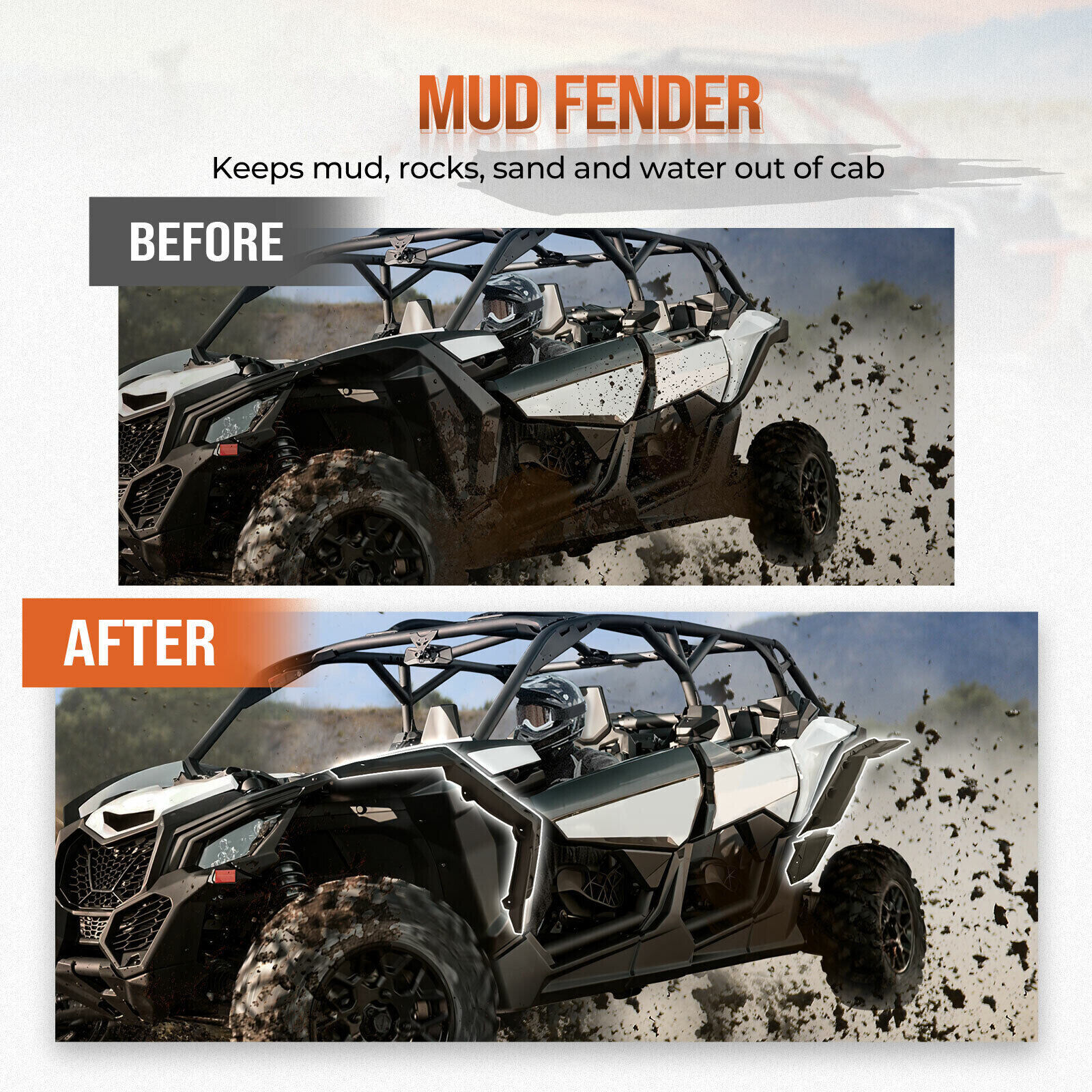 For Can-Am Maverick X3 Turbo R Super Extended Fender Flares 2017-2024 ...