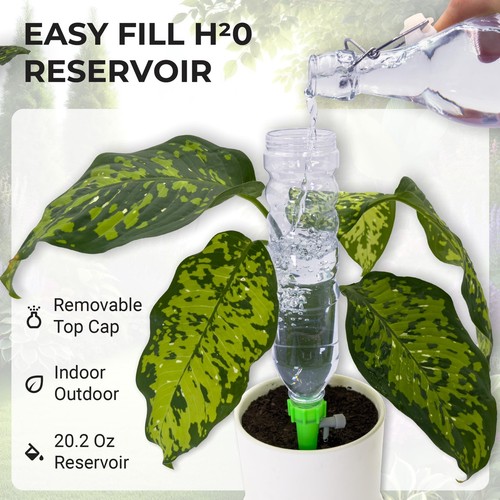 Self Watering Planter Insert Drip Spike High Capacity 20oz Dynamic ...