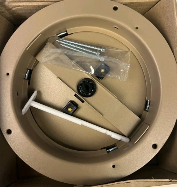 Everbilt 6 In. Ceiling Round Diffuser Damper E801-06 Brown 336357 for ...