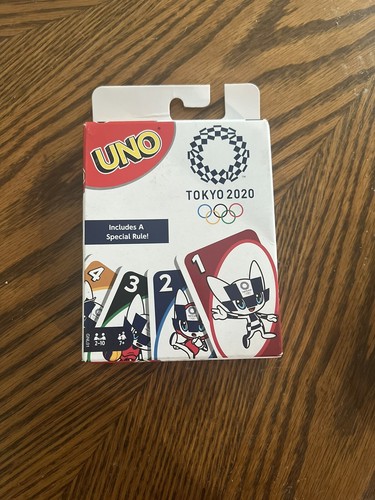 RARE! UNO Olympic Games Tokyo 2020 Card Game Cancelled Games Rare ...