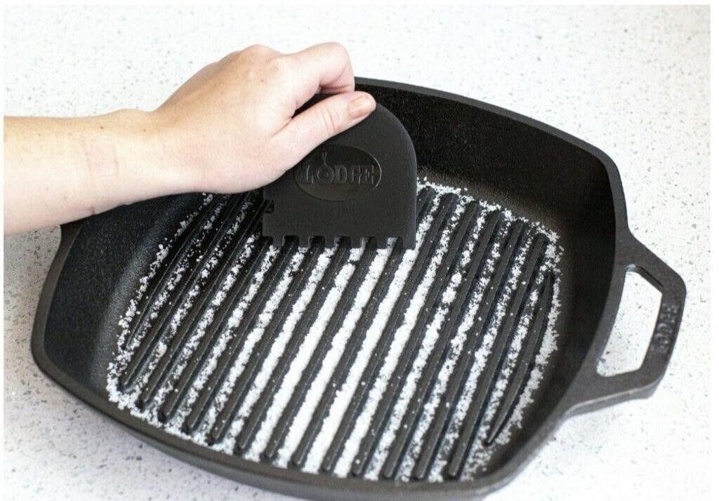 Lodge Cast Iron Scraper Combo Set of 2 Pan & Grill Scraper Red and ...