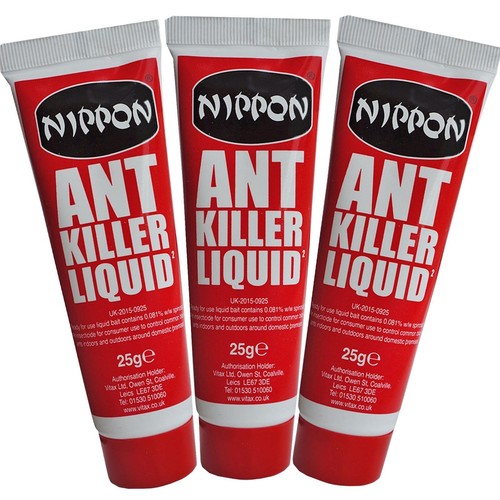 Nippon Ant Killer Liquid 25g Controls for Ants Around Home Destroys Ant ...
