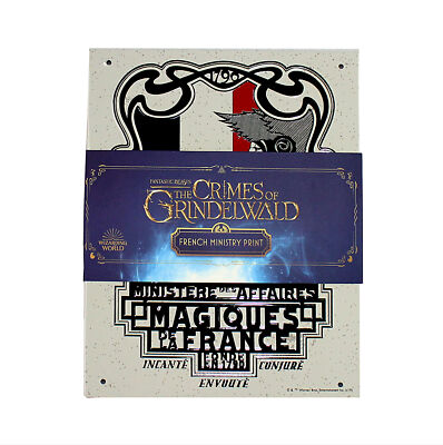 FANTASTIC BEASTS: THE CRIMES OF GRINDELWALD FRENCH MINISTRY TIN SIGN | eBay