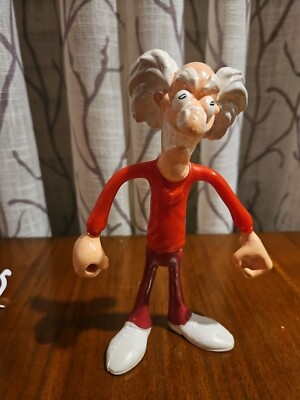 Vintage 1987 Mad Scientist Arco - Red Bendy Bendable Twistable Rubber ...