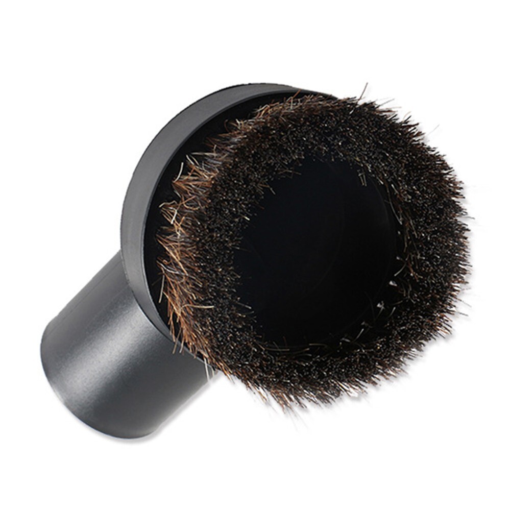 Horse Hair Round Brush Vacuum Cleaners Adapter PVC Clean Dust In Corners | eBay