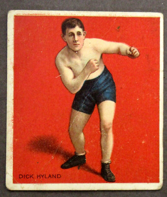 1910 Hassan Champion Boxer T218 DICK HYLAND boxing tobacco card wb | eBay
