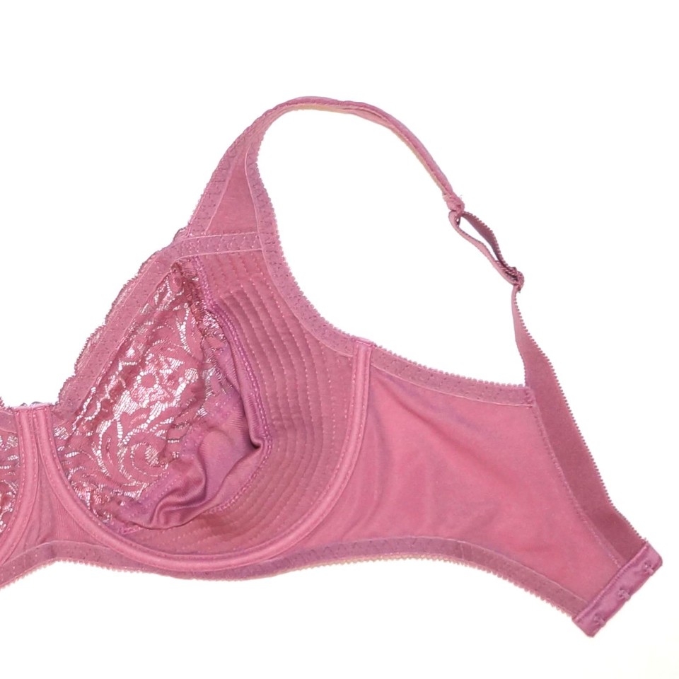 34-48C-F G H I J PLUS SIZE UNDERWIRE FULL COVERAGE BRA WIDE STRAPS ...