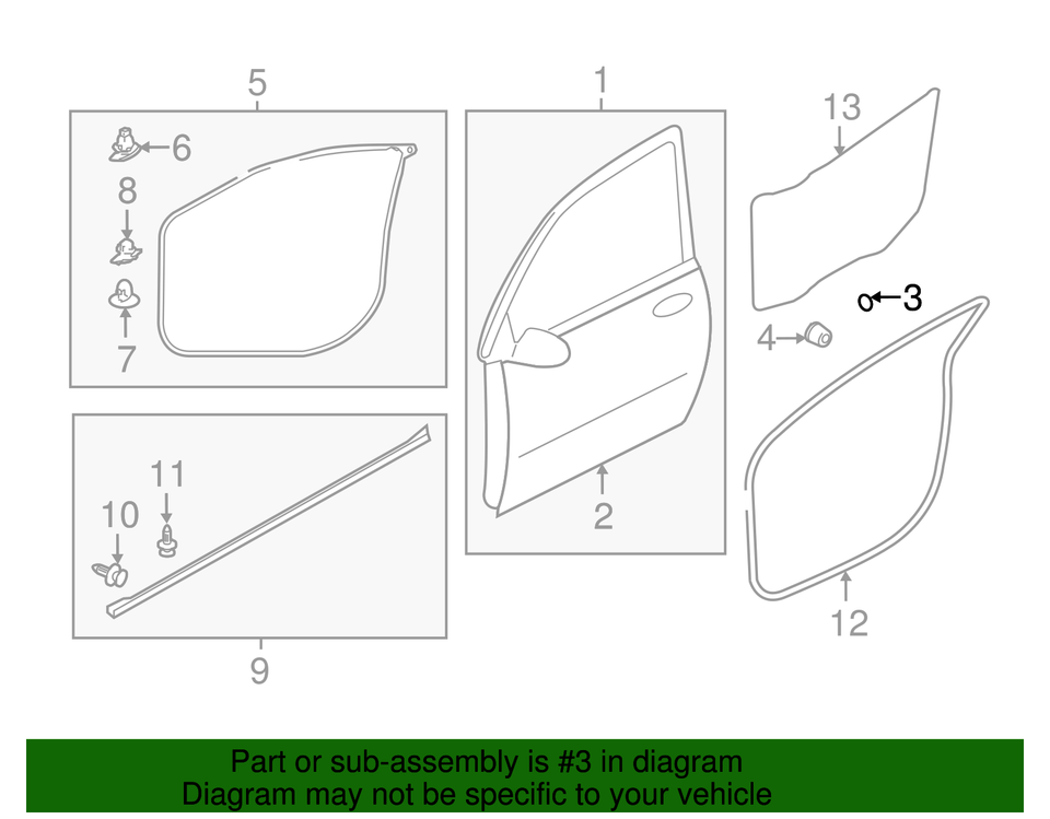 Genuine Mitsubishi Door Shell Plug MU670003 | eBay