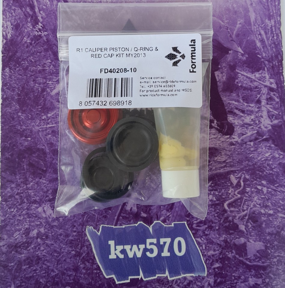 Formula - Kit pistons o-rings R1/R1 racing caliper Red Cap MY13-MY19 ...