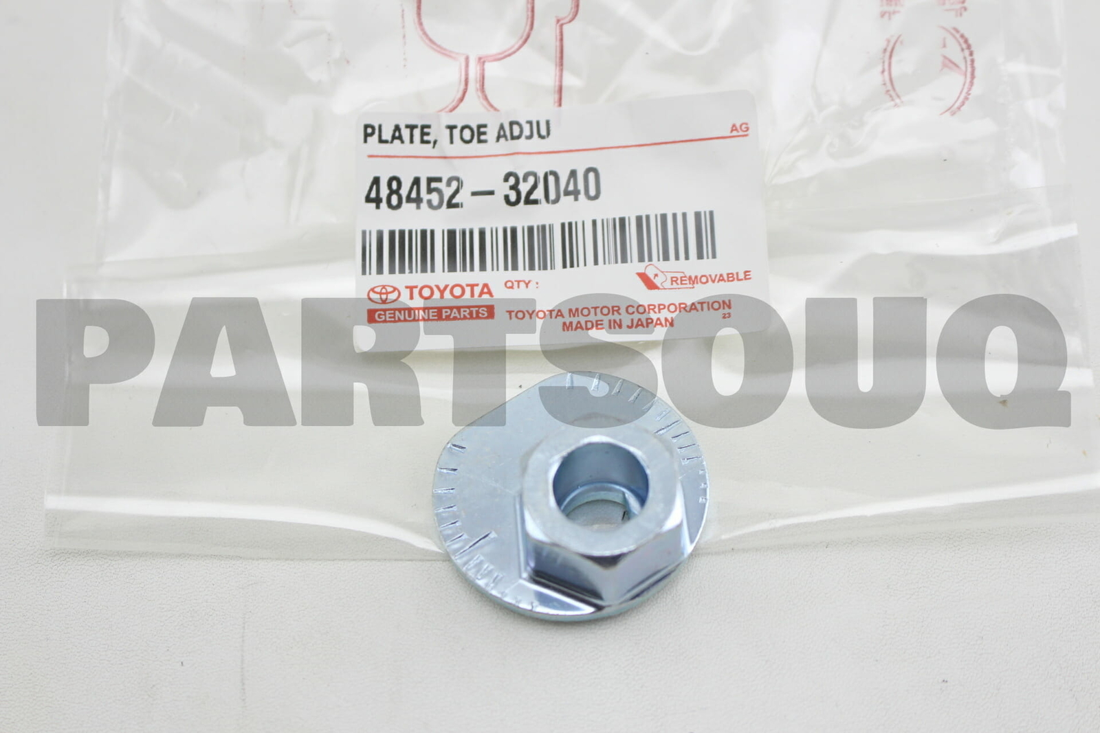 4845232040 Genuine Toyota PLATE, REAR SUSPENSION TOE ADJUST, NO.2 48452 ...