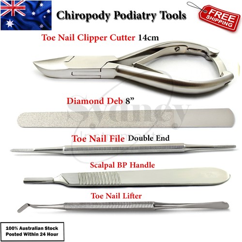 Toenail Ingrown Nail Nipper Cutter Podiatry Kit Instruments Foot ...