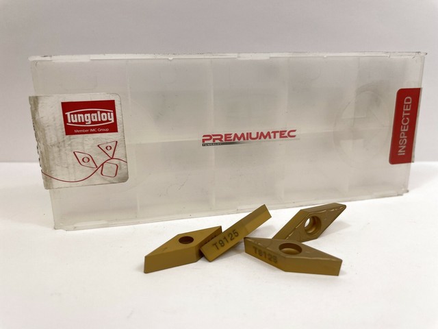 TUNGALOY VCMT 332-PS VCMT160408-PS CARBIDE INSERTS GRADE T9025 (10) for ...