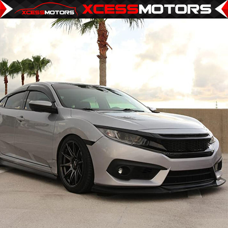 10th Gen Civic Sedan Ikon Front Bumper Lip/spoiler/chin EX LX Touring ...