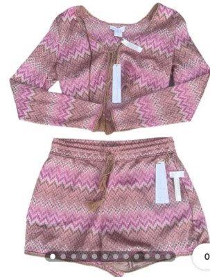 House of Harlow Revolve Two Pieces Set shorts and top Sz L | eBay