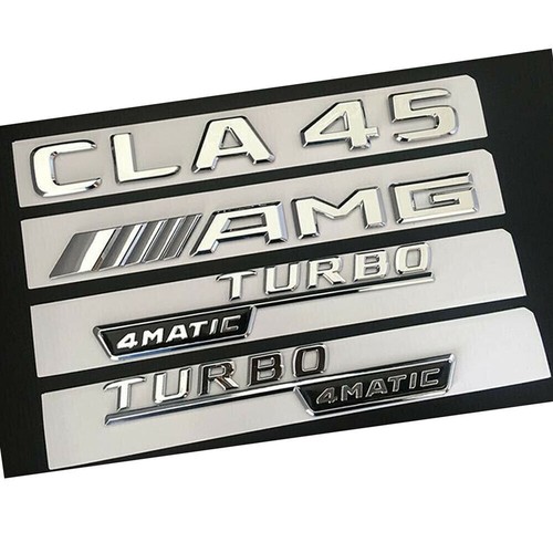 Für Mercedes Benz X117 C117 CLA45 AMG TURBO 4MATIC Embleme Logo ...
